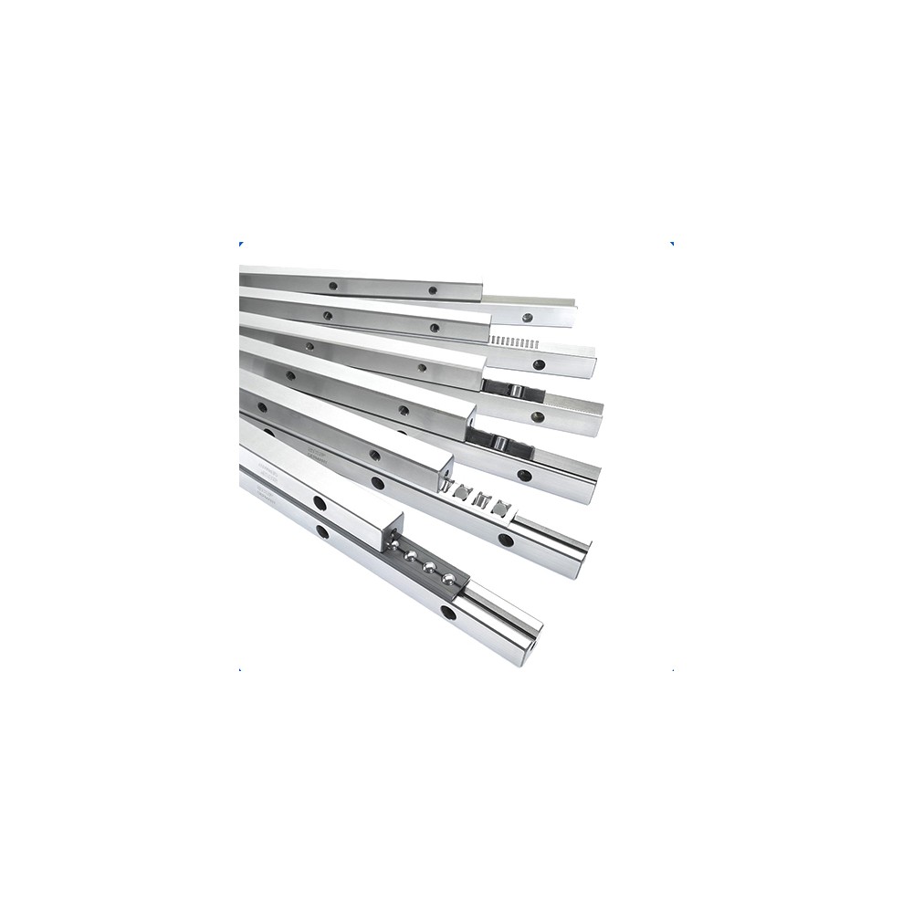 Precision rail guide KIT with anti creeping system ACSM