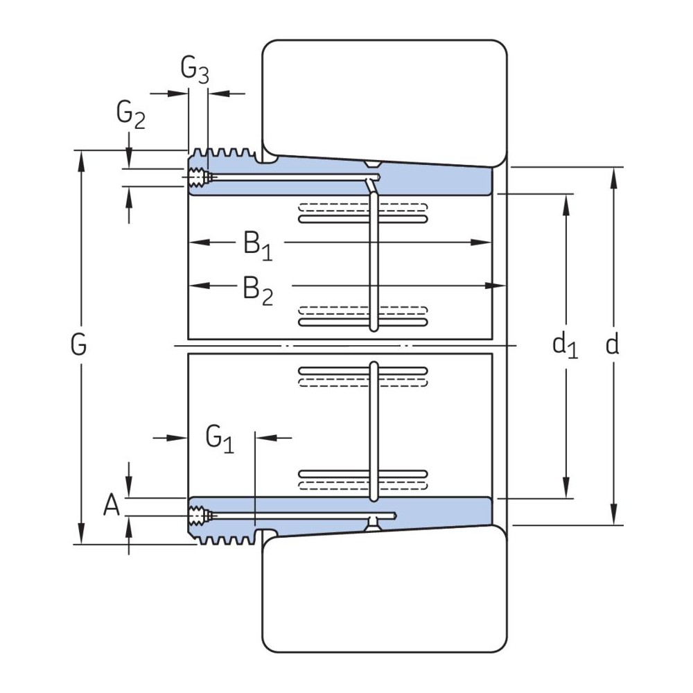 SKF AOH 24064 G With drawal sleeves