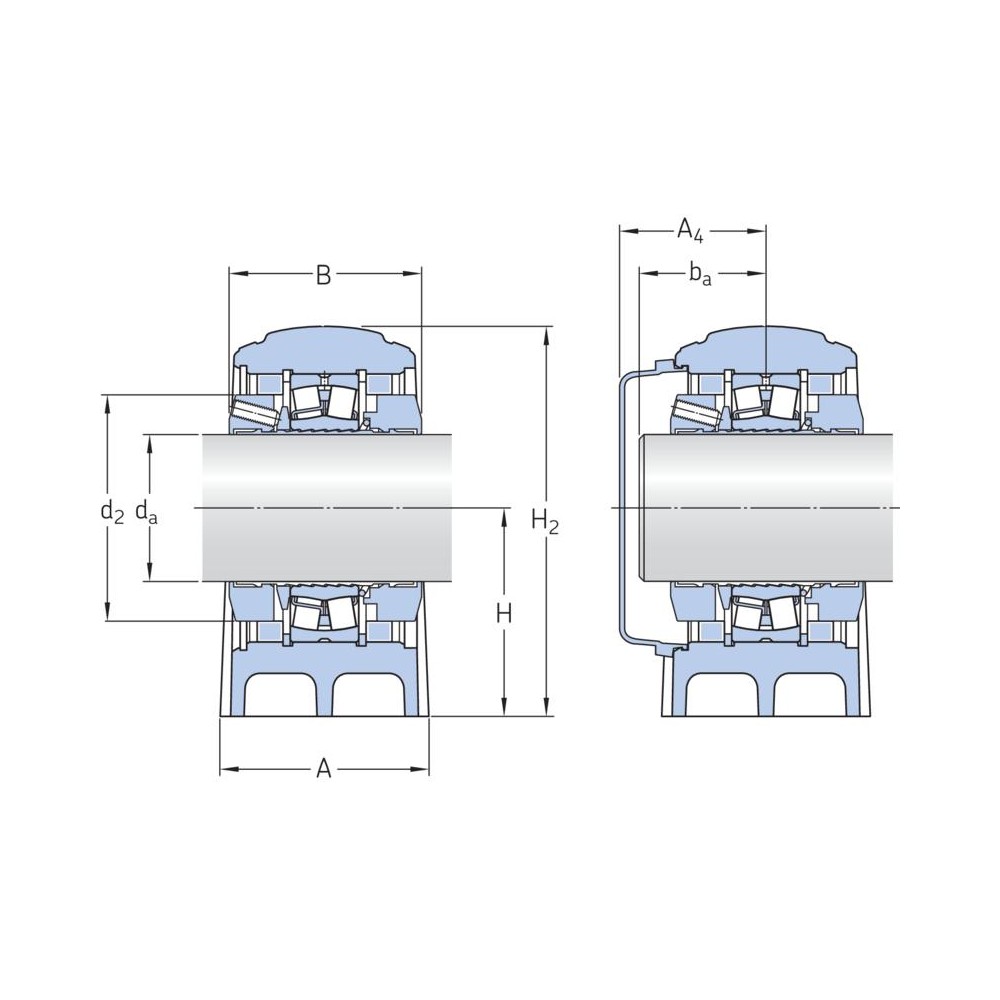 SKF SYNT 45 FTS Roller bearing units