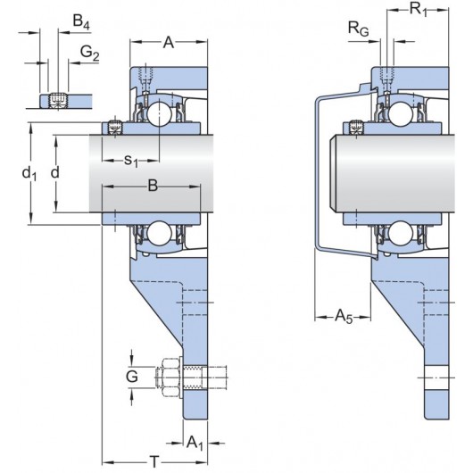 SKF UCFB 205/H Ball bearing units