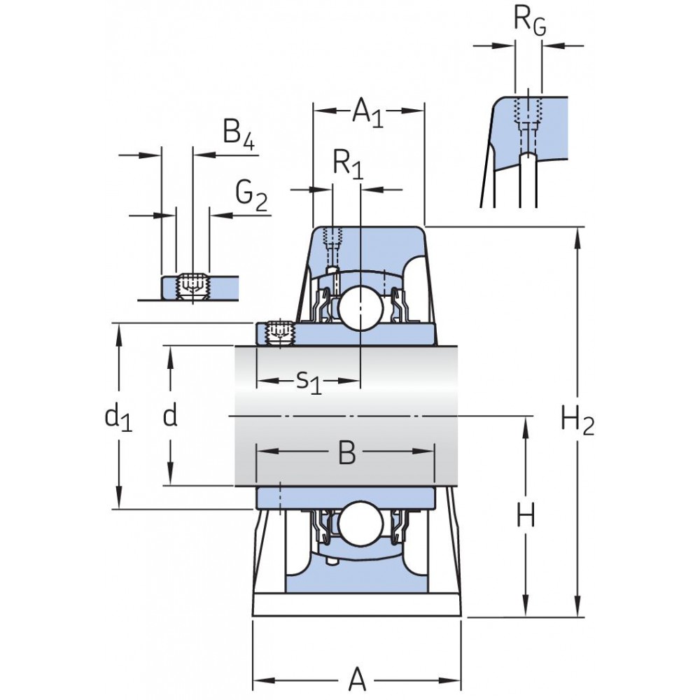 SKF UCP 207-20 Ball bearing units