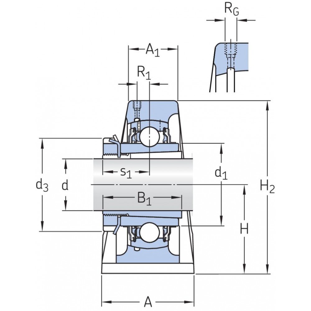 SKF UKP 210 K/H Ball bearing units
